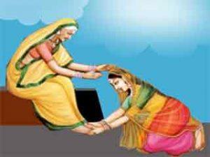 Touching Feet - Prostration - SmartPuja.com